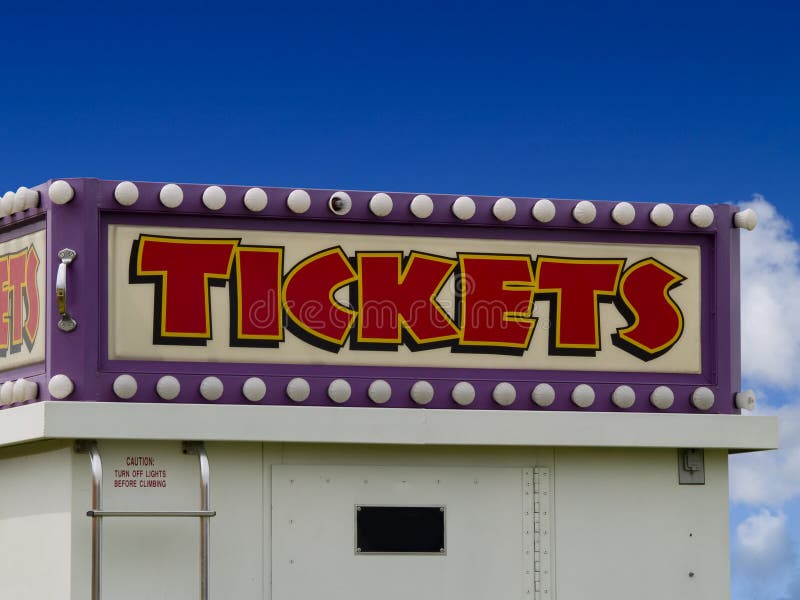 TICKETS (for sale) sign stock photo. Image of elliptical - 5668210