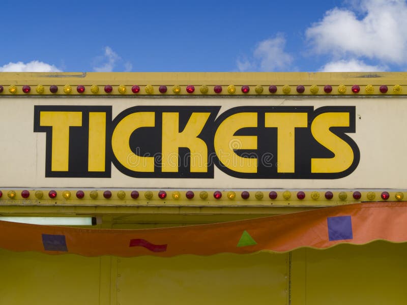 Ticket sign stock photo. Image of business, recreation - 19216234