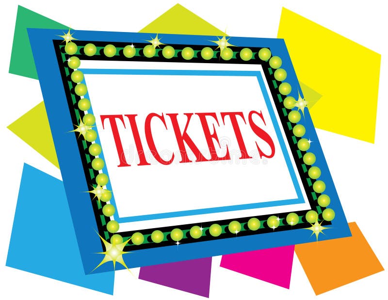 Tickets Sign stock vector. Illustration of vector, leisure - 9763639