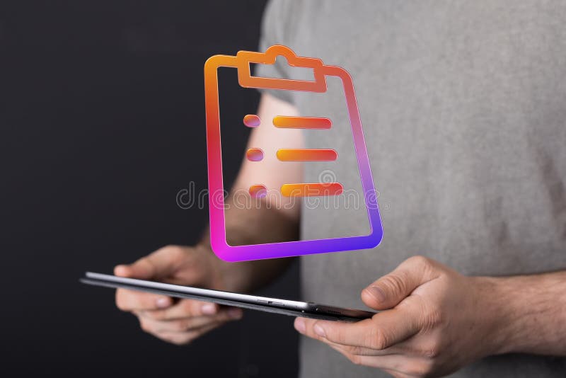 A Ticking Check Box. Check Boxes Cloud Stock Photo - Image of concept ...