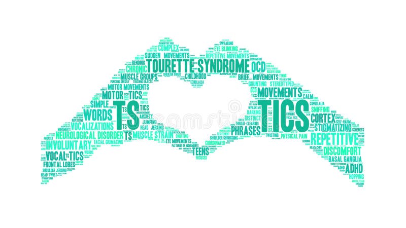 Tics Animated Word Cloud stock footage. Video of coordinated - 163412962