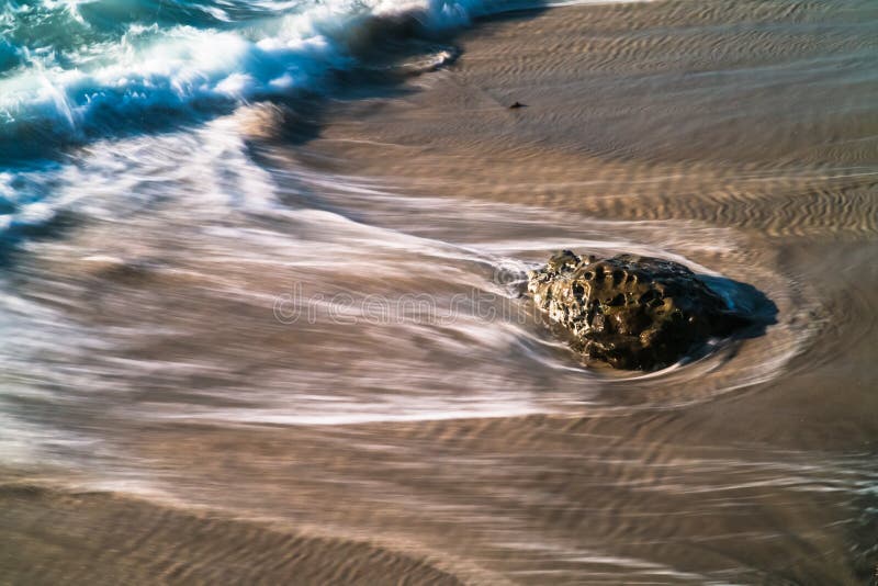 Tidal Flow #2 stock photo. Image of beach, waves, current - 43890954