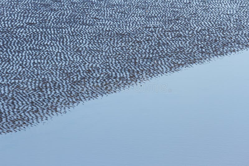 Tidal mud flats stock image. Image of water, natural - 153522725