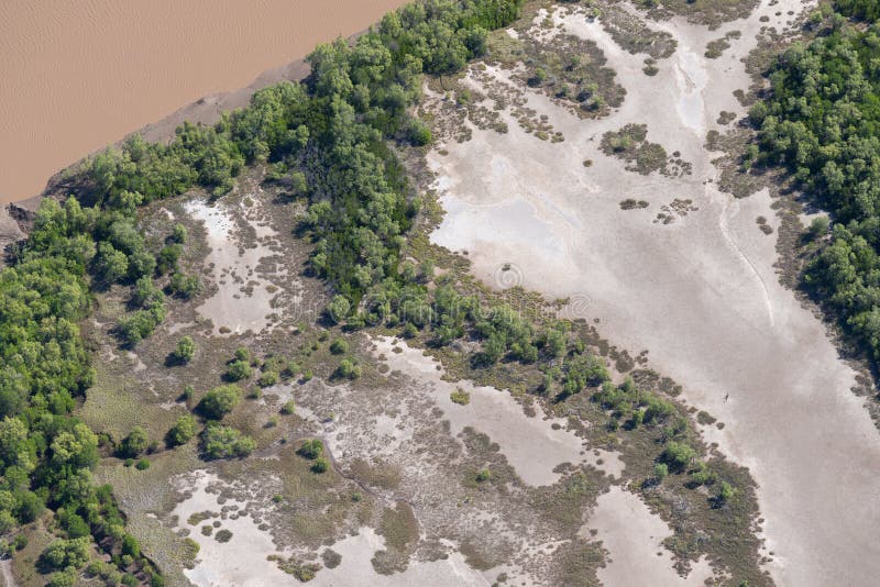 Tidal Patterns Below Forming Realistic Effects Formed by Mudflat ...
