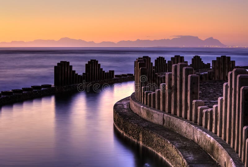 Nun pool Gordons bay stock image. Image of pool, gordons - 210626465