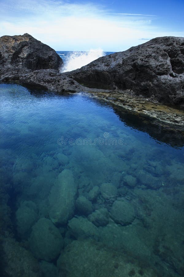 Tidal Pool Aruba stock photo. Image of national, coastline - 89554360