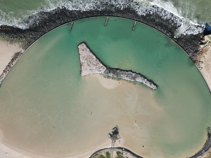 Tidal Pool Monwabisi Beach Rocks Ocean Beach Stock Image - Image of ...
