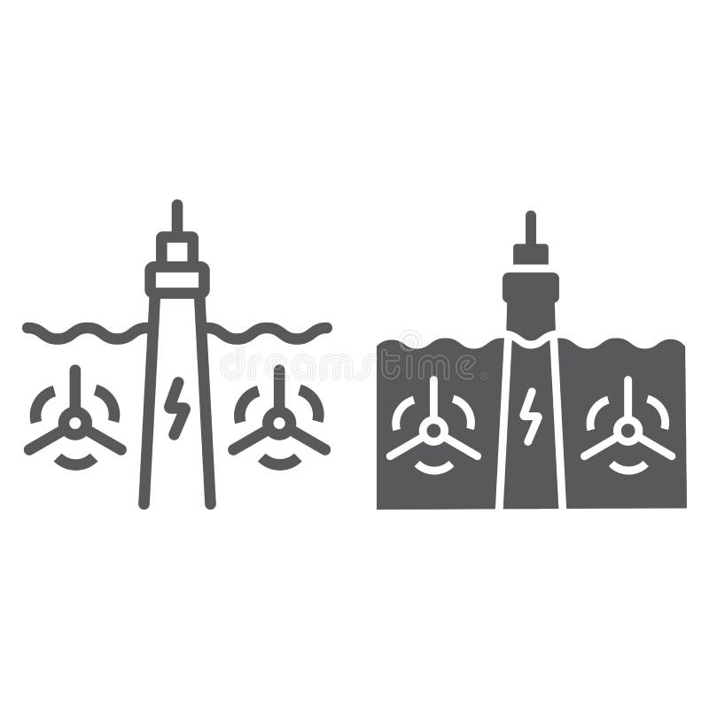 Tidal Power Icon Stock Illustrations – 752 Tidal Power Icon Stock ...