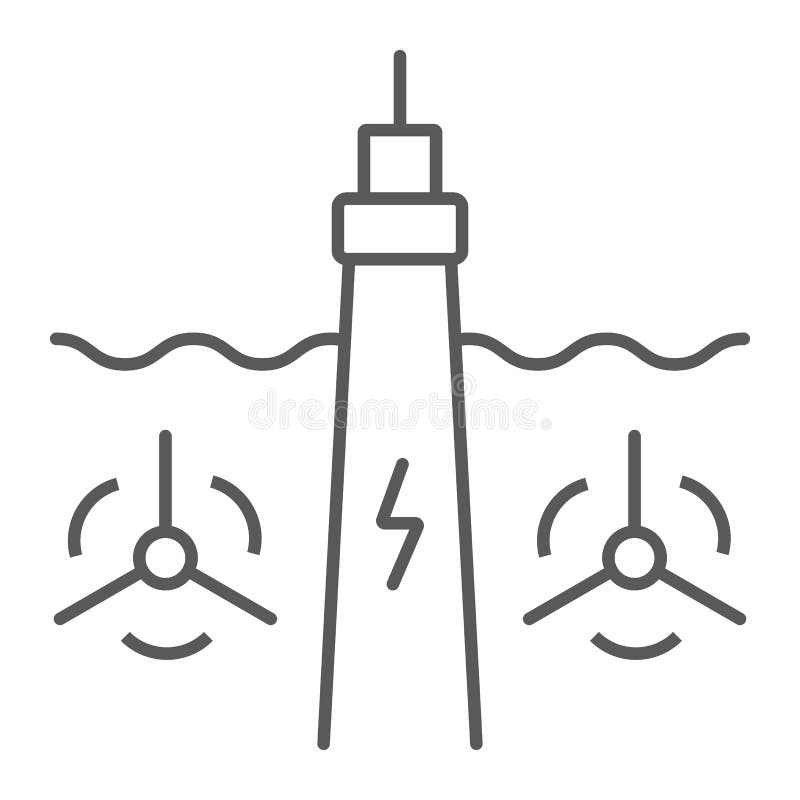 Wave Power Logo Clipart