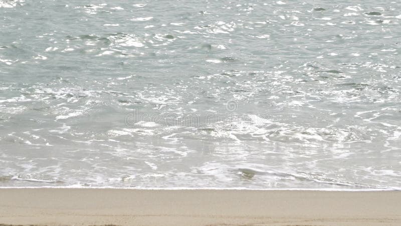 Tidal Wave Hit the Clean Beach Stock Footage - Video of nature, water ...