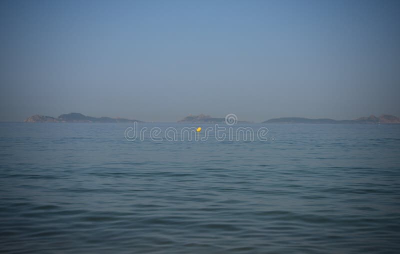 Tide. it is Beautiful Beach in the Morning Stock Photo - Image of ...