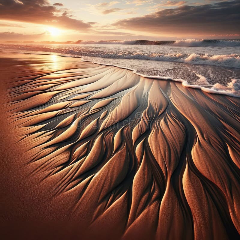 164 9. Tide Line_ a Distinct Boundary between Wet and Stock Photo ...