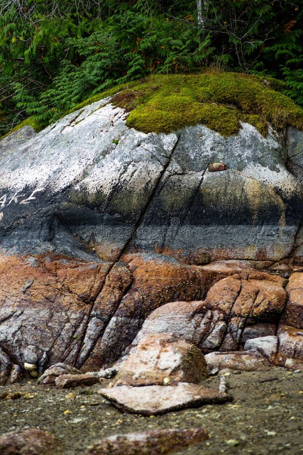 Tide Lines Rock Textures and Colors Stock Image - Image of background ...