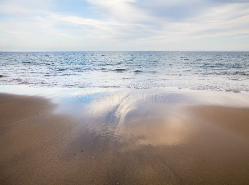 Tide is out stock photo. Image of sand, influence, left - 14142092