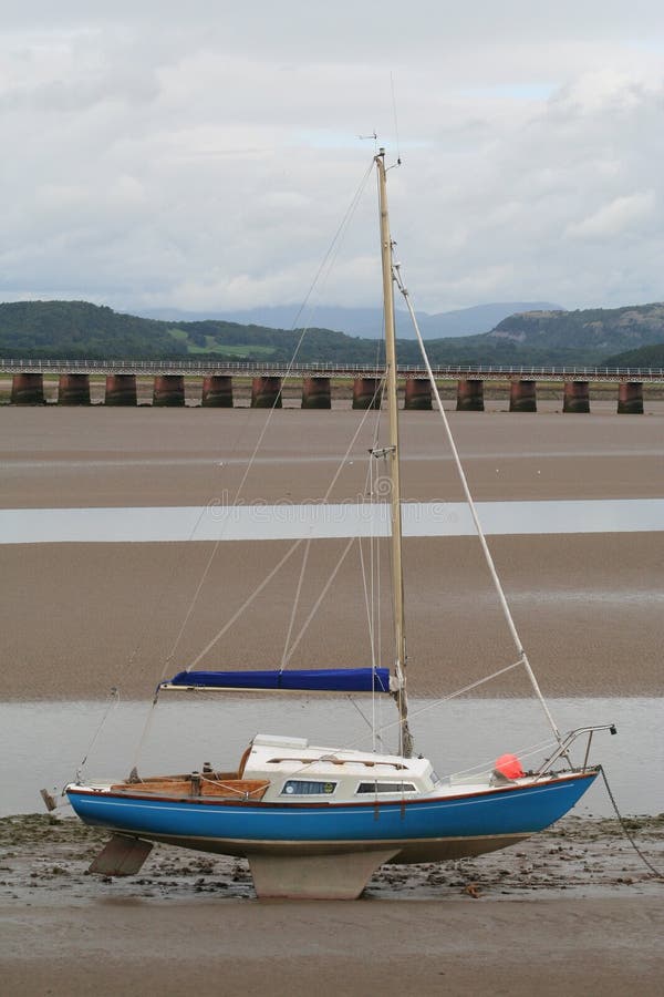 Tide is Out. stock photo. Image of yacht, restful, tide - 1486018