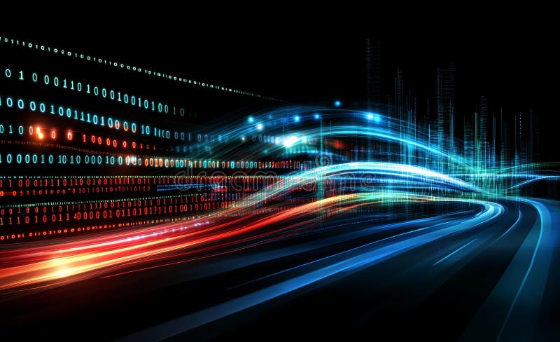 Tides Of Computer Code Massive Binary Data Information Landscape