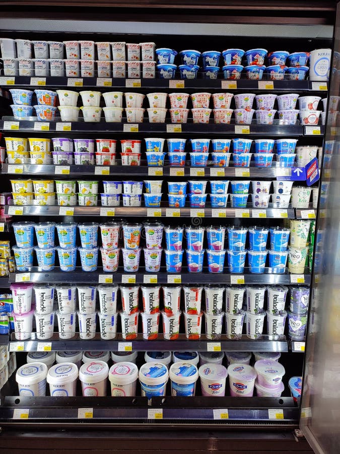 Greek Yogurt Supermarket Stock Photos - Free & Royalty-Free Stock ...