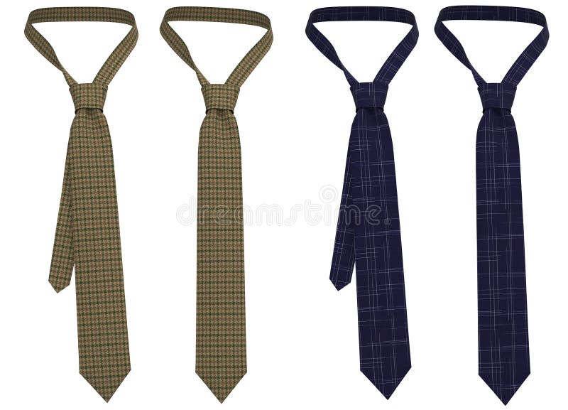 Tie. Business Neck Ties. Isolated Tie Stock Photo - Image of fabric ...