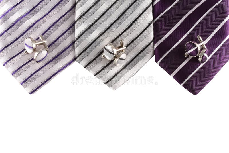 Tie with cuff links stock image. Image of complexity - 46079053