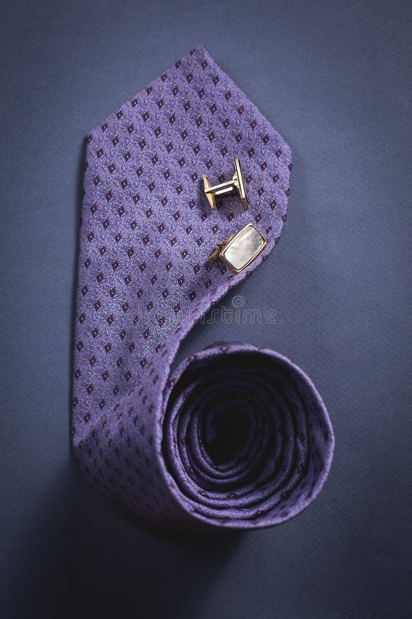 Tie and cuff stock image. Image of mens, metal, elegant - 103144517