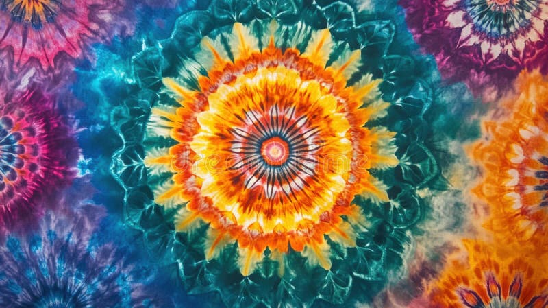 Tie Dye Mandala Designs Fabric Stock Photos - Free & Royalty-Free Stock Photos from Dreamstime