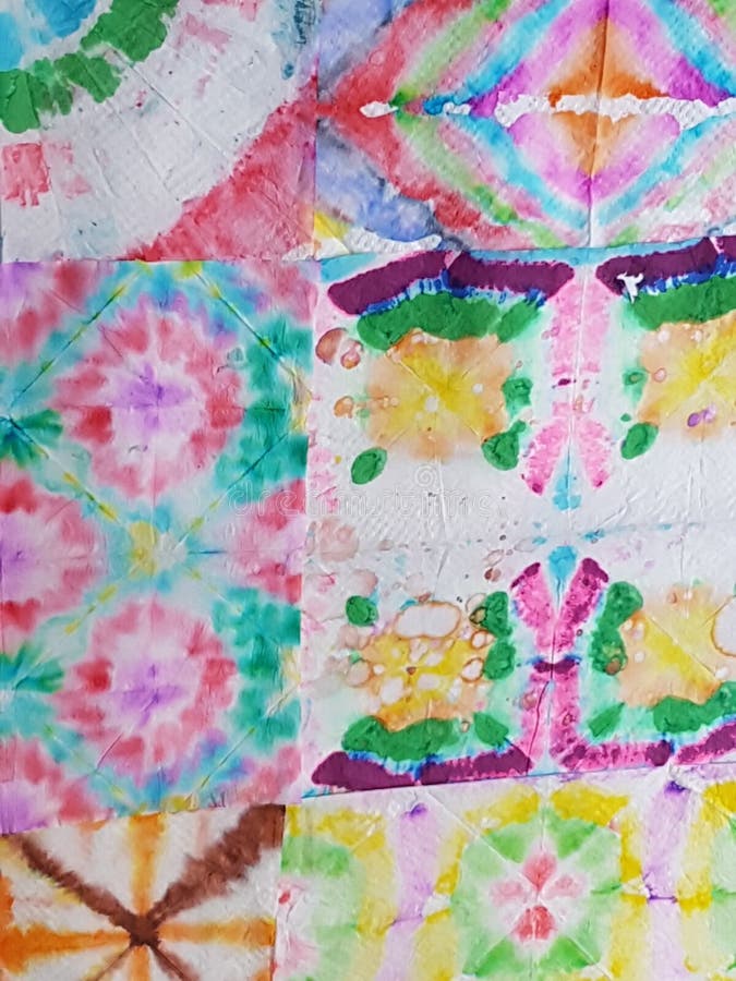 Tie Dye Pattern. Ethnic Pattern. Geo Psychedelic Ornament. Texture ...