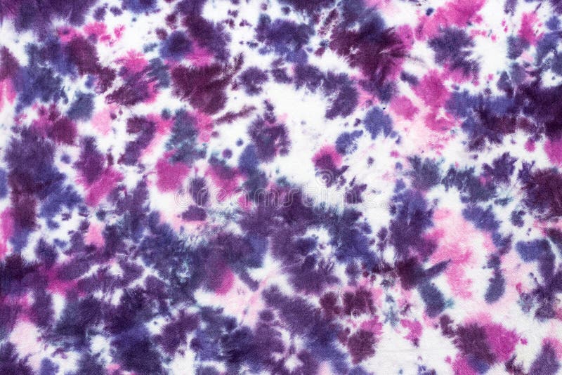 Tie Dye Pattern Hand Dyed on Cotton Fabric Background Stock Image ...