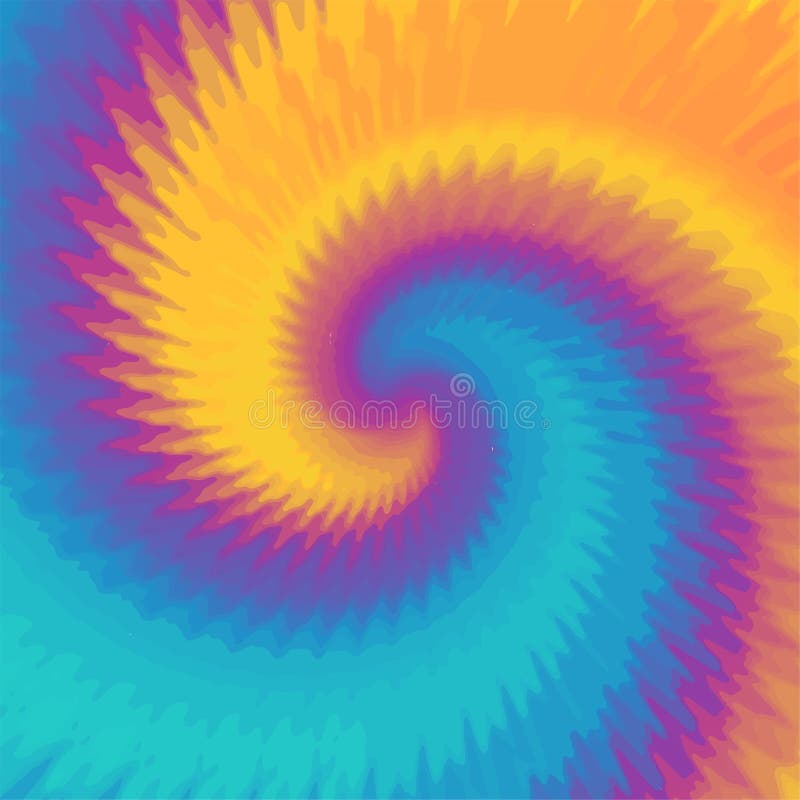 Tie Dye Swirls Background