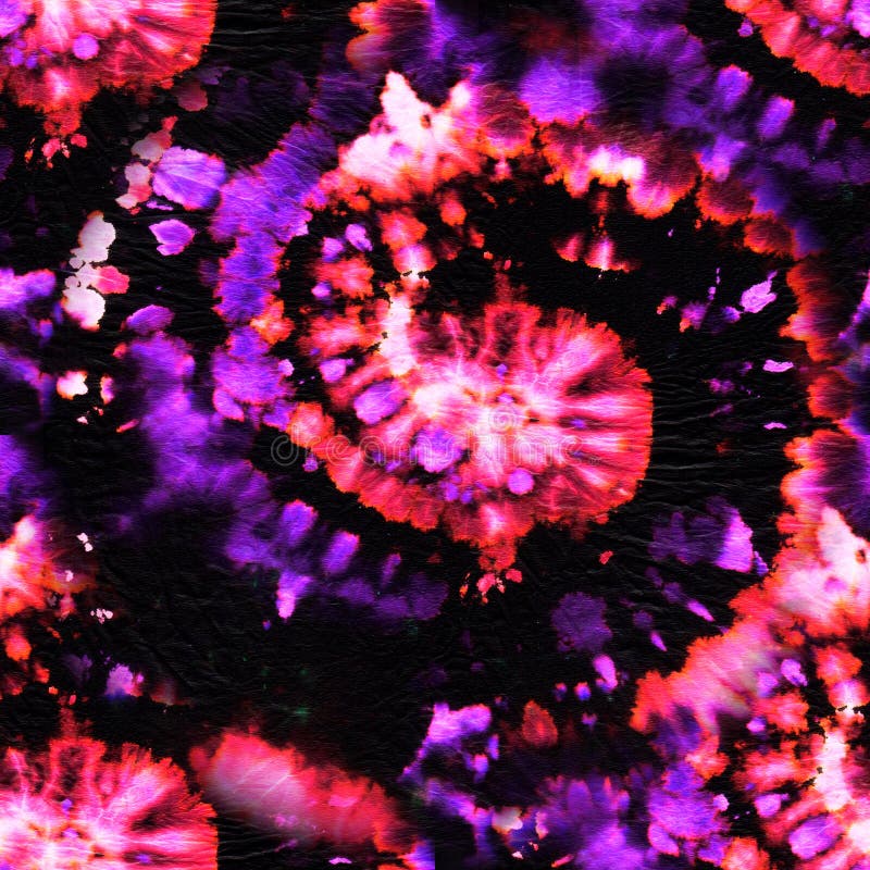 Tie Dye Texture Repeat. Ethnic Pattern. Swirl Psychedelic Ornament ...