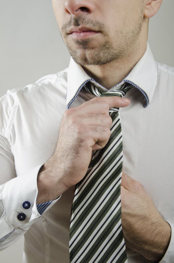 Tie knot stock photo. Image of serious, latino, corporate - 36663312