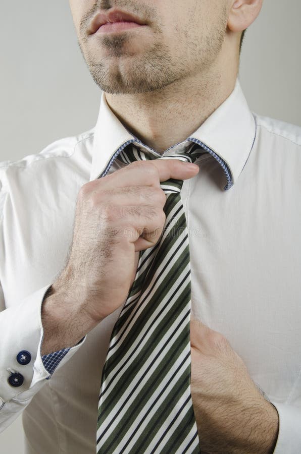 Tie knot stock image. Image of serious, corporate, dressing - 36663565