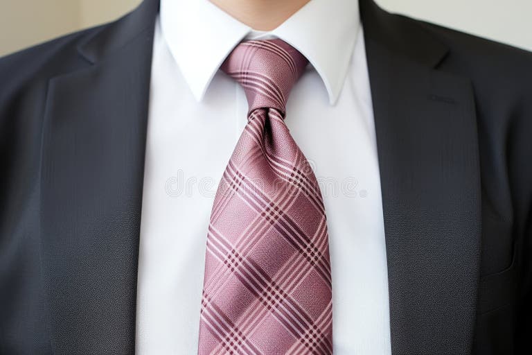 Tie Knot Tutorial with Step-by-step Instructions Stock Image - Image of ...