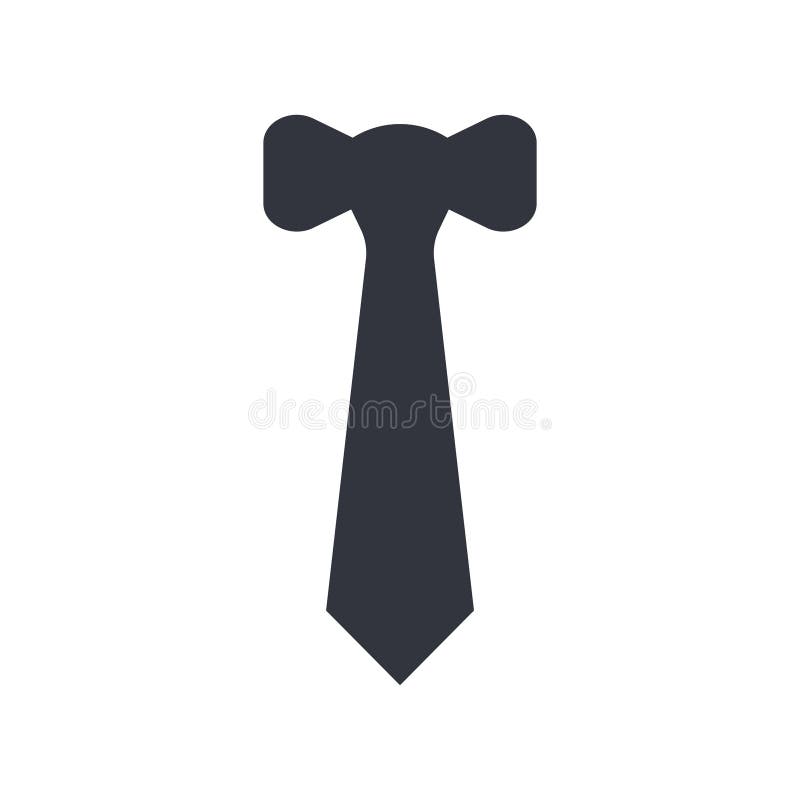 Tie Logo Template Icon stock vector. Illustration of vector - 346798620