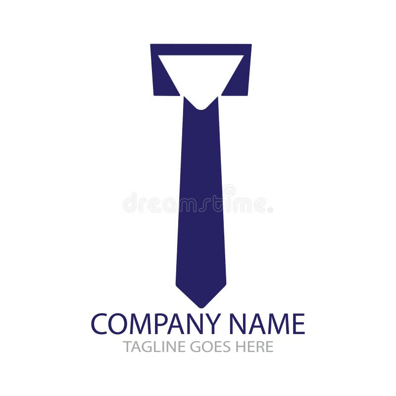 Tie logo vector design stock vector. Illustration of work - 183005321