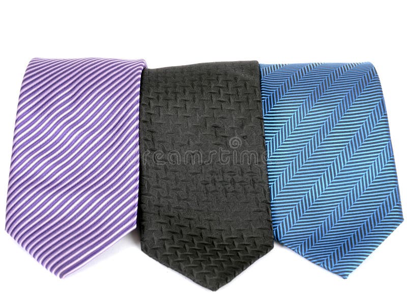Tie Set, Three Elegant Ties Stock Image - Image of three, ties: 90695083