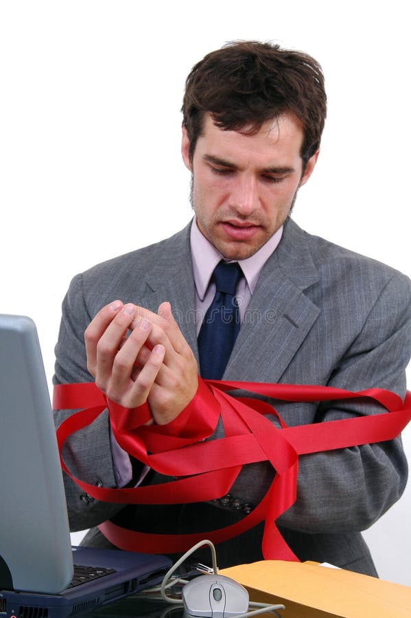Tied Up stock image. Image of corporation, corporate, businessman - 889053