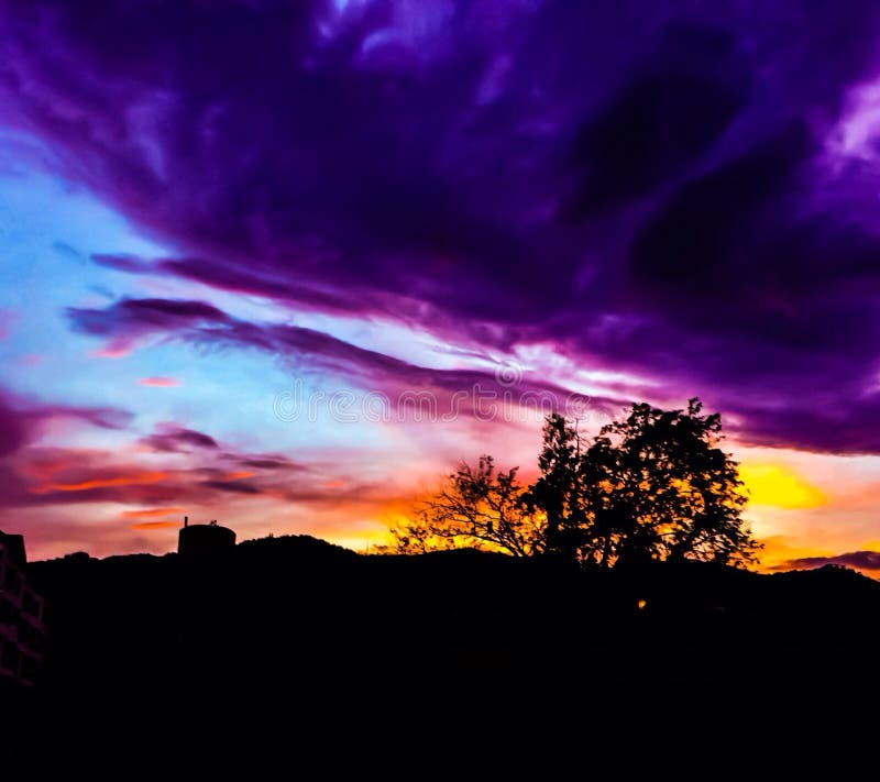 Tiempo crepuscular imagen de archivo. Imagen de sombra - 45630901