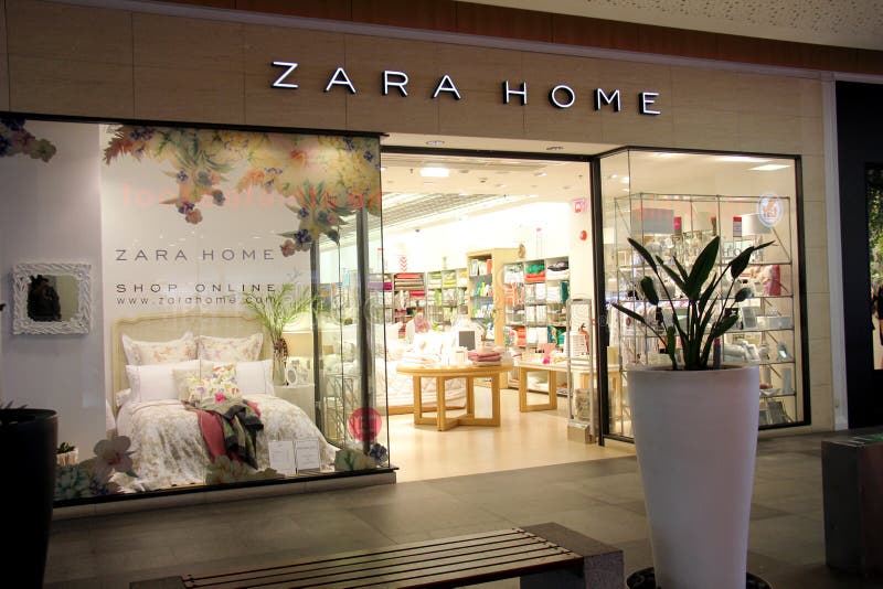 Almacén del hogar de Zara fotografía editorial. Imagen de lujo - 22171687