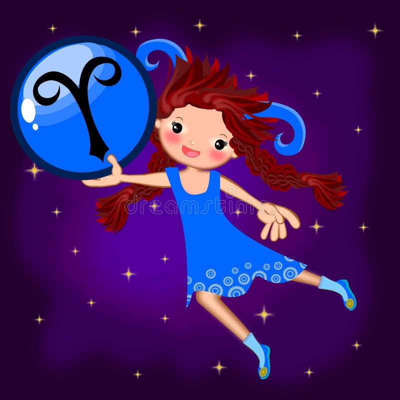 Tierkreiszeichen Widder stock abbildung. Illustration von weinlese ...