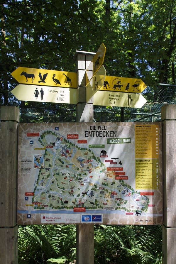 Tierpark Hellabrunn in Munich, 2015 Editorial Photo - Image of layout ...