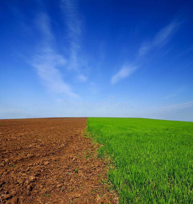 Tierra de labranza foto de archivo. Imagen de agricultura - 9428396
