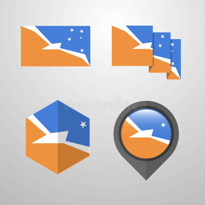 Tierra Del Fuego Province Argentina Flag Design Set Vector Stock Vector ... Tierra Del Fuego Province Argentina Flag Design Set Vector Stock Vector ...