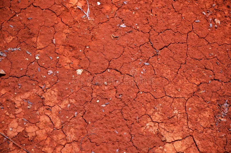 Tierra roja foto de archivo. Imagen de primer, cubo, fondo - 44681146