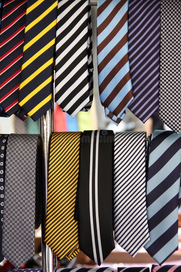 Neck Ties on Display for Sale. Editorial Photo - Image of hanging, ties ...
