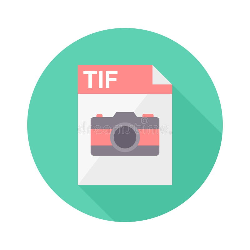 TIF File Icon for High-Quality Image Format Representation Stock ...