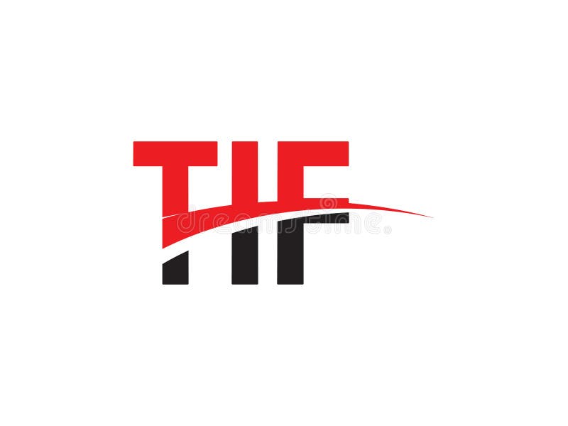 TIF Letter Initial Logo Design Vector Illustration Stock Vector ...