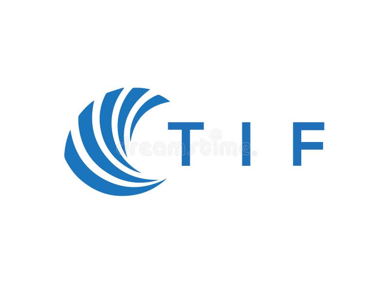 TIF Letter Logo Design on White Background. TIF Creative Circle Letter ...