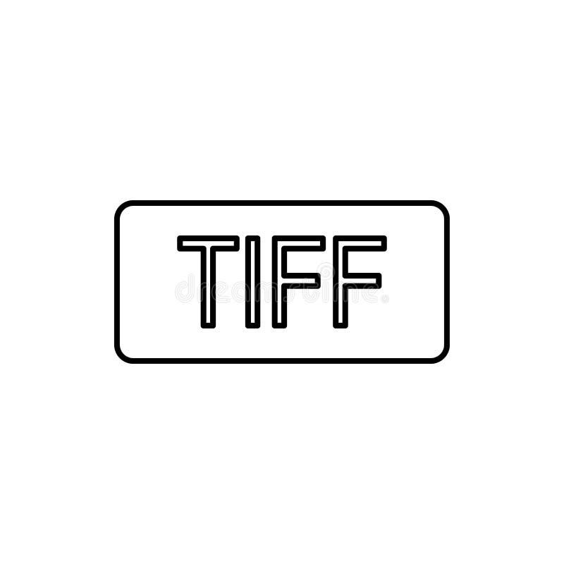 TIFF Format Icon. Element of Simple Icon for Websites, Web Design ...