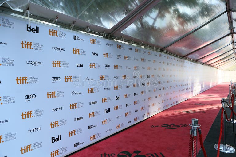 TIFF Red Carpet editorial stock image. Image of fashion - 26816004