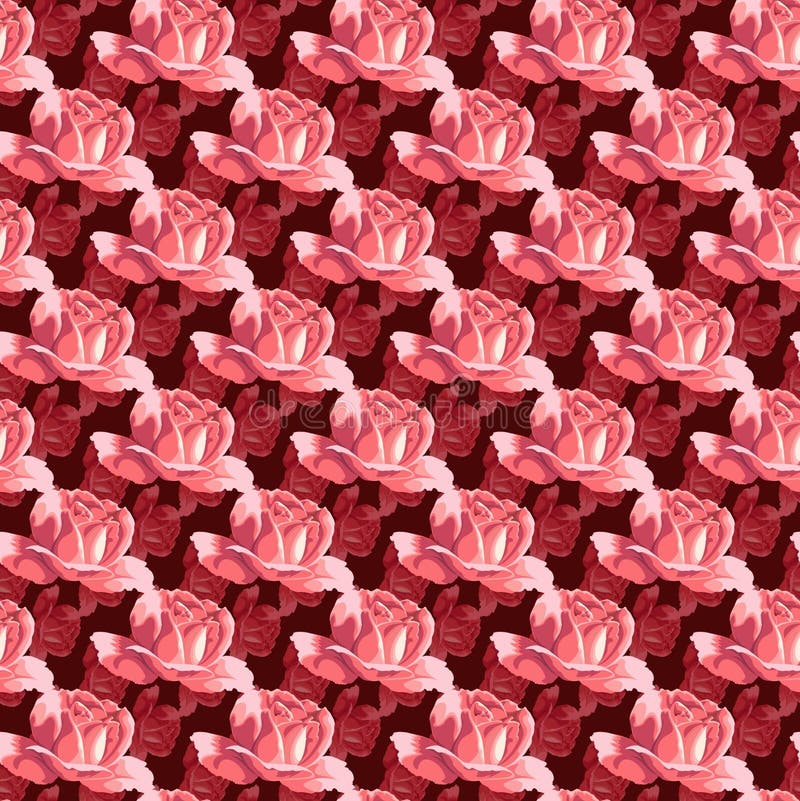 Tiffany rose wallpaper stock illustration. Illustration of design ...